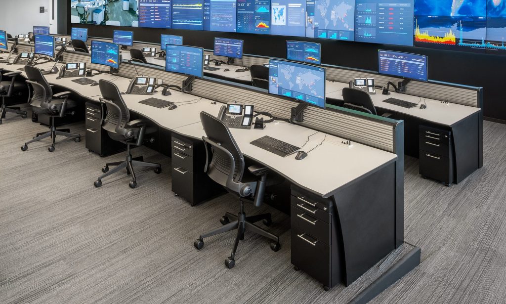 Technology Furniture For Fast Pace of 24/7 Command Centers